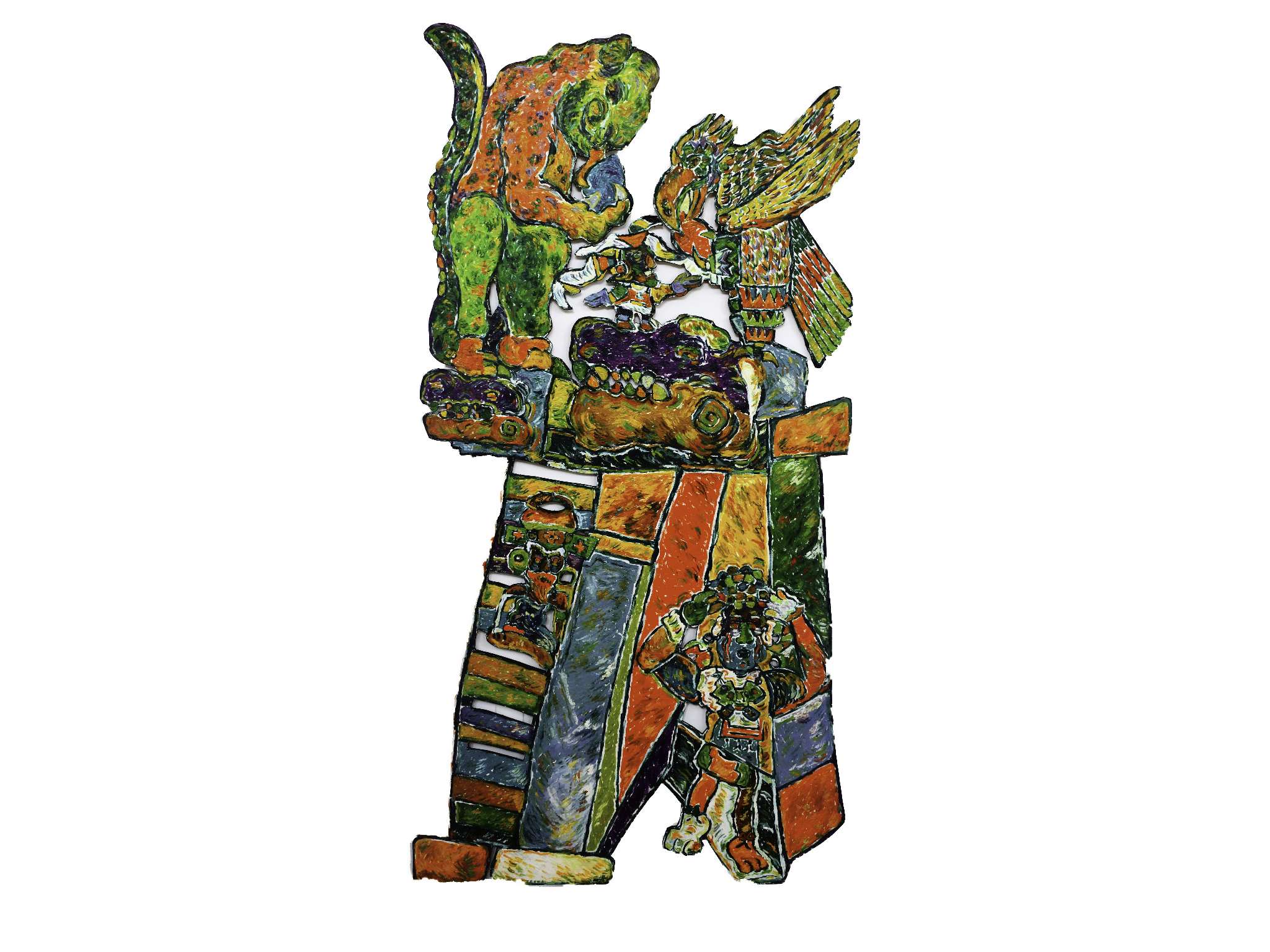 Galactic Mayan Gods" Gallery Talk - San Antonio Magazine