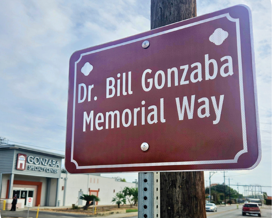 City of San Antonio Designates Dr. Bill Gonzaba Memorial Way in Honor ...